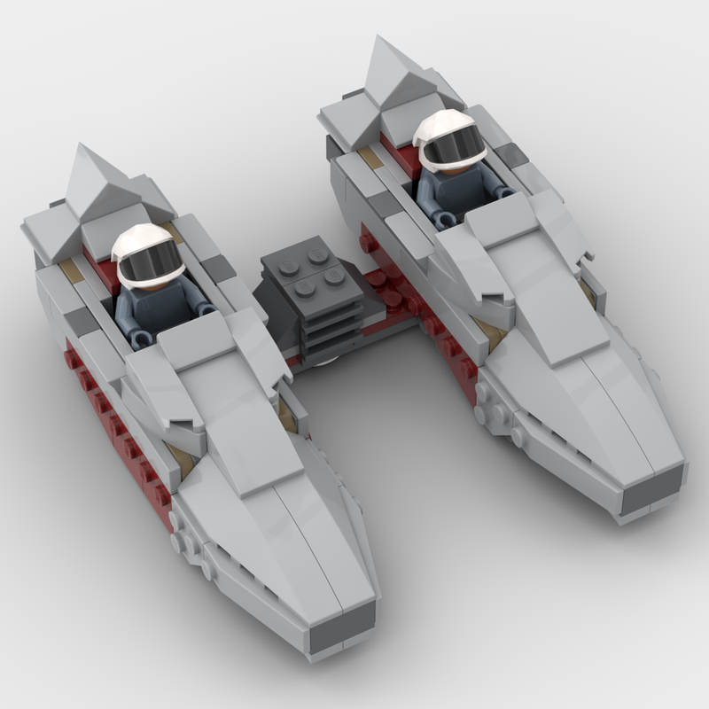 LEGO MOC Rebel Cloud Car by isobricks | Rebrickable - Build with LEGO