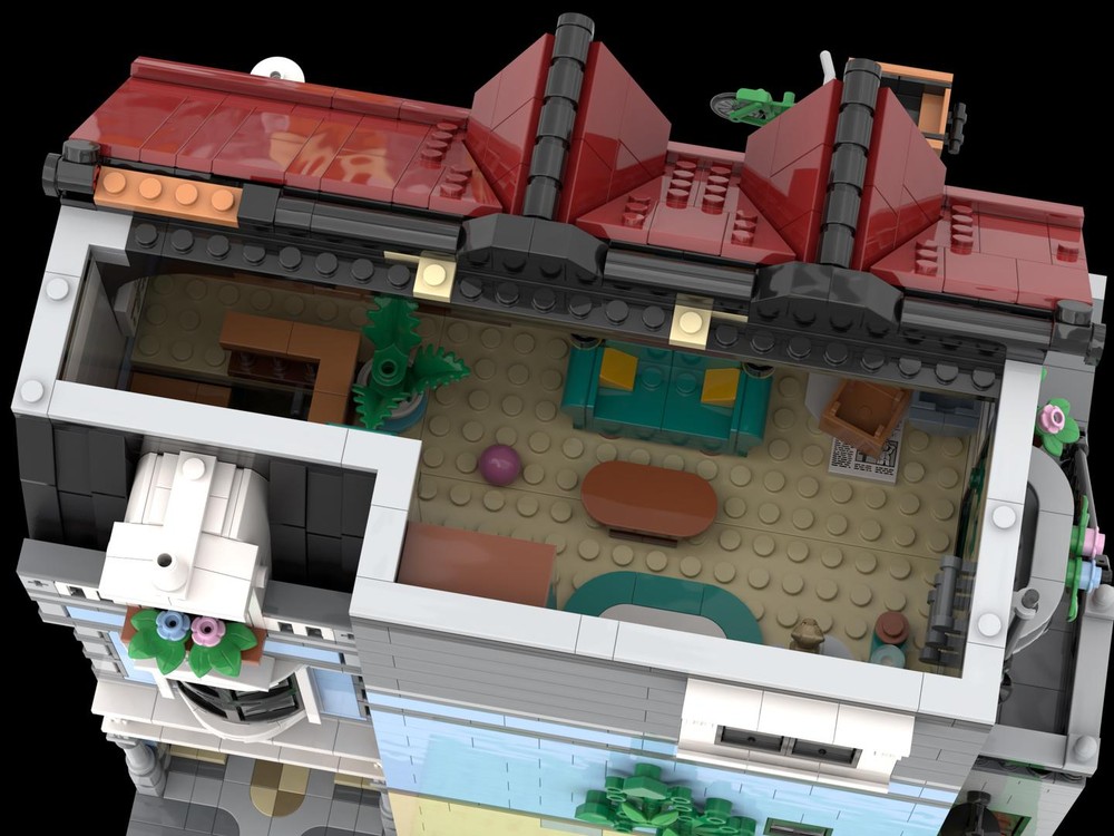LEGO MOC Straight Tudor Inn - 10350 Tudor Corner Alternative Build by ...