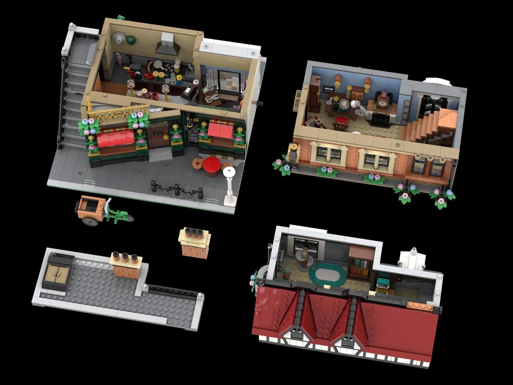 LEGO MOC Straight Tudor Inn - 10350 Tudor Corner Alternative Build by ...