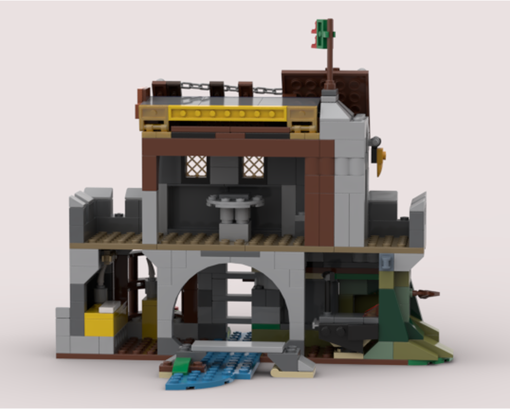 LEGO MOC 31120 Market and mill add-on by Legoivo | Rebrickable - Build ...