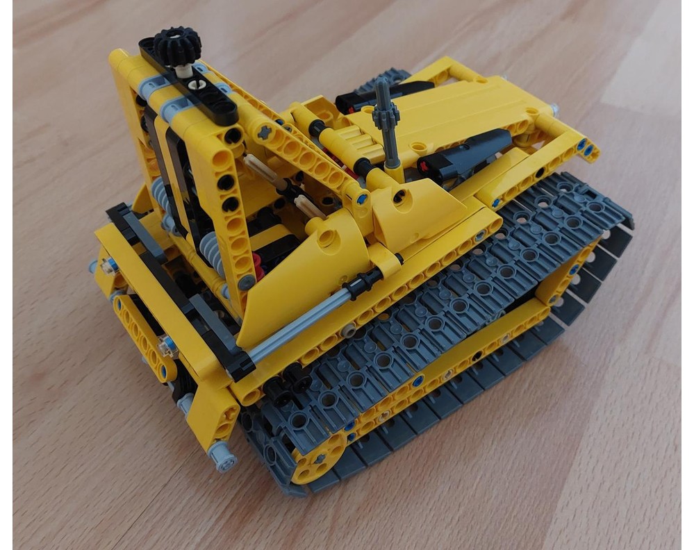 LEGO MOC Snow Groomer - Snowcat (alt . build from 42028 Bulldozer) by ...
