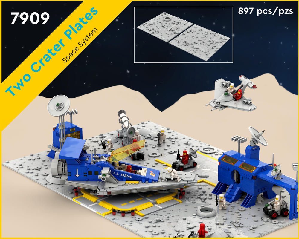 LEGO MOC-210043 Two Crater Plates by Tubi_Rock_V | Rebrickable - Build ...