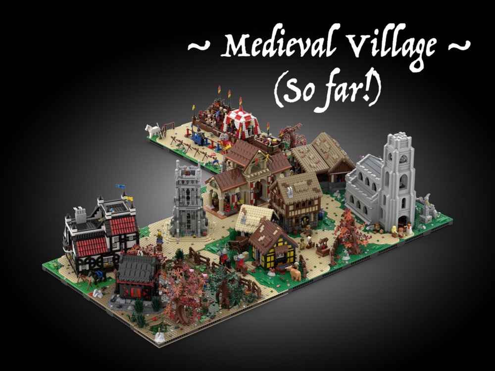 LEGO MOC Gothic Tower - Medieval Village Diorama by Mikey_Brickalloti ...