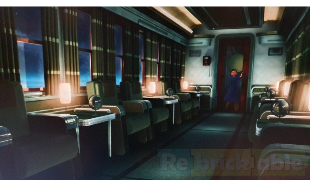 LEGO MOC Polar Express Train by TrainsWithLights | Rebrickable - Build ...