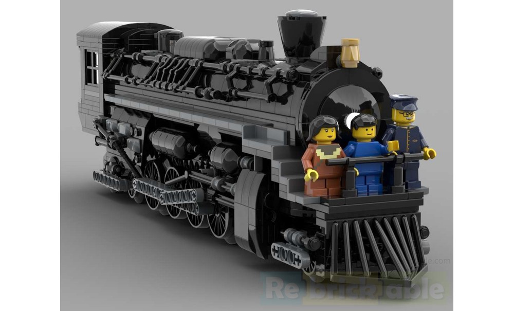 LEGO MOC Polar Express Train by TrainsWithLights | Rebrickable - Build ...