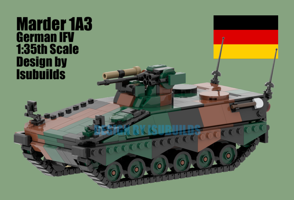 LEGO MOC Marder 1A3 by Isubuilds | Rebrickable - Build with LEGO