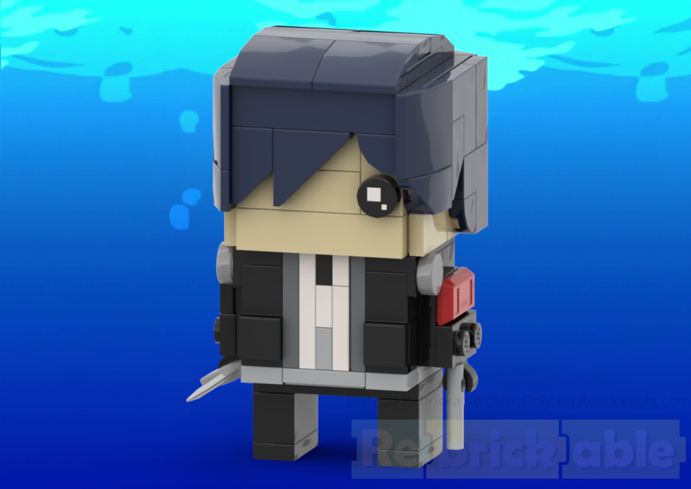 LEGO MOC Persona 3 Reload Protagonist BrickHead by GoldengamerLego ...