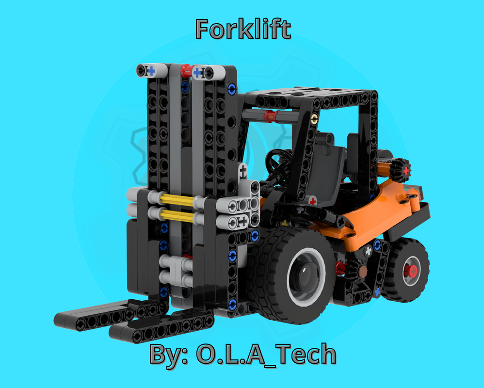 LEGO MOC Forklift 1:21 Scale by O.L.A_Tech | Rebrickable - Build with LEGO