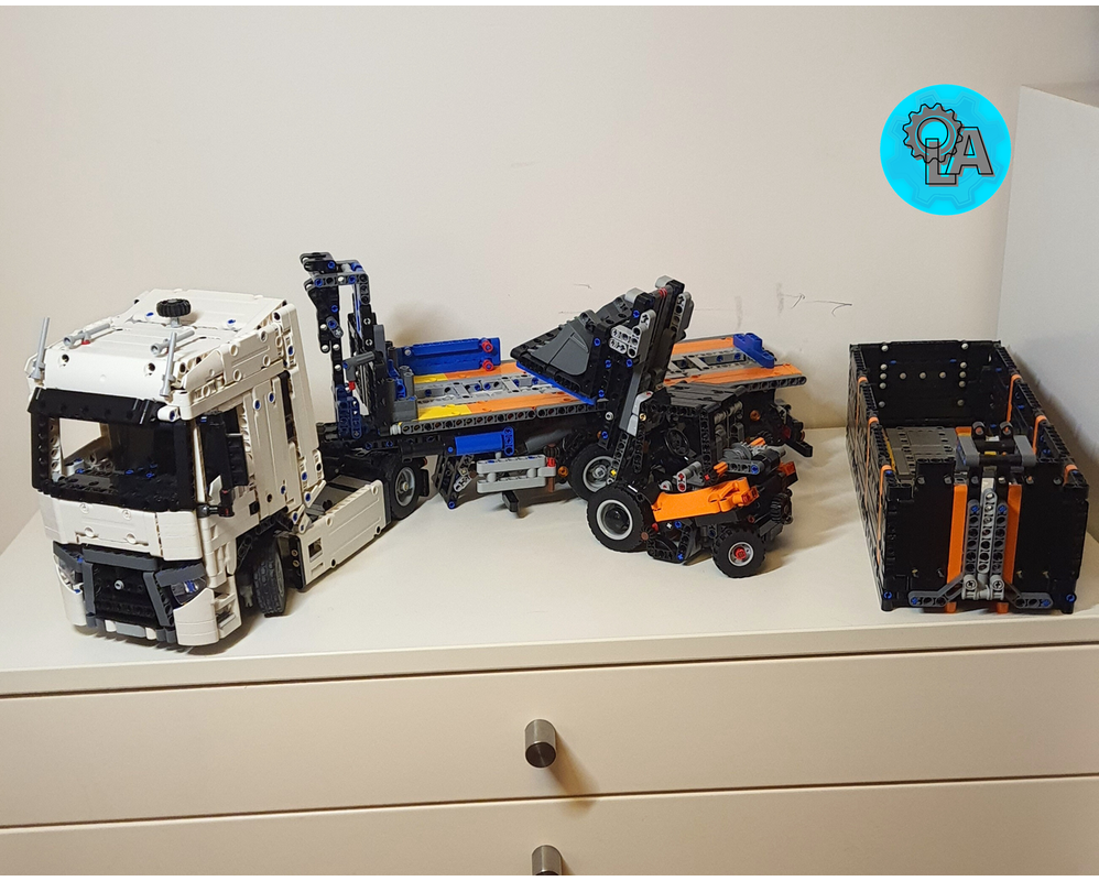 LEGO MOC Forklift 1:21 Scale by O.L.A_Tech | Rebrickable - Build with LEGO