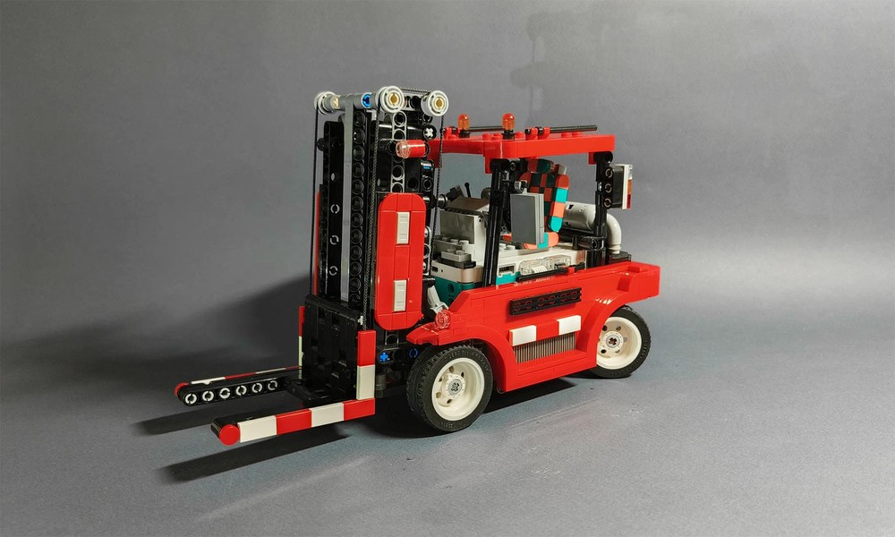 LEGO MOC Forklift by ikorgik | Rebrickable - Build with LEGO