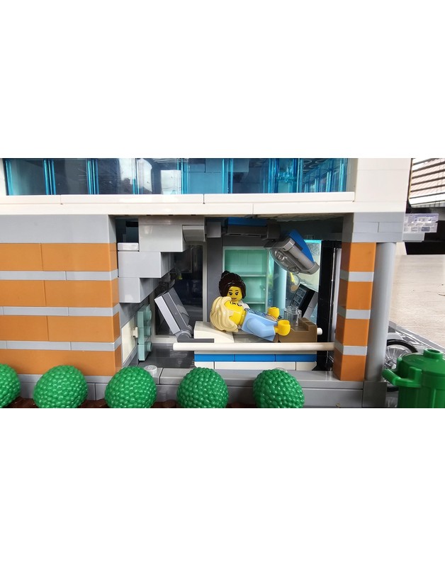 LEGO MOC-210096 MODULAR HOSPITAL by Marxxx | Rebrickable - Build with LEGO