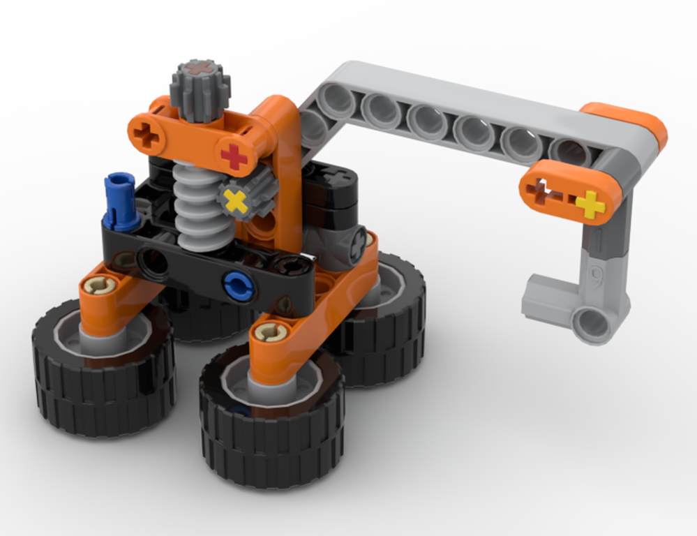 LEGO MOC 30710 Harbor Crane by A_Dilophosaurus | Rebrickable - Build ...