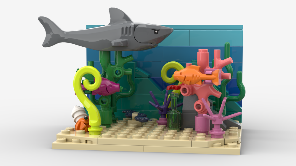 LEGO MOC Lost: An Ocean Diorama by jlherbst77 | Rebrickable - Build ...