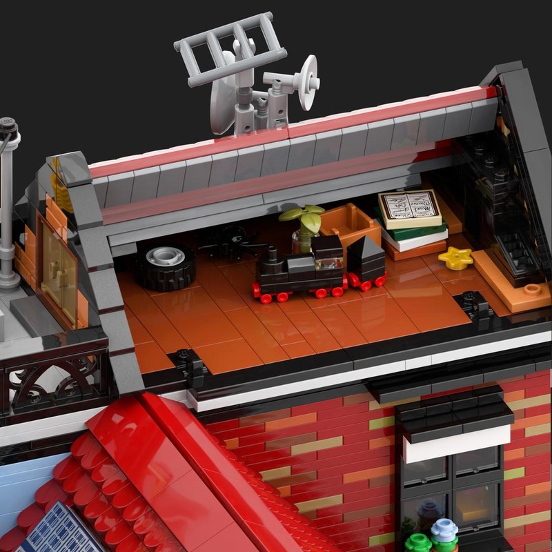 LEGO MOC-210128 Townhouse with Jeweler and Pancake House by PriBri ...