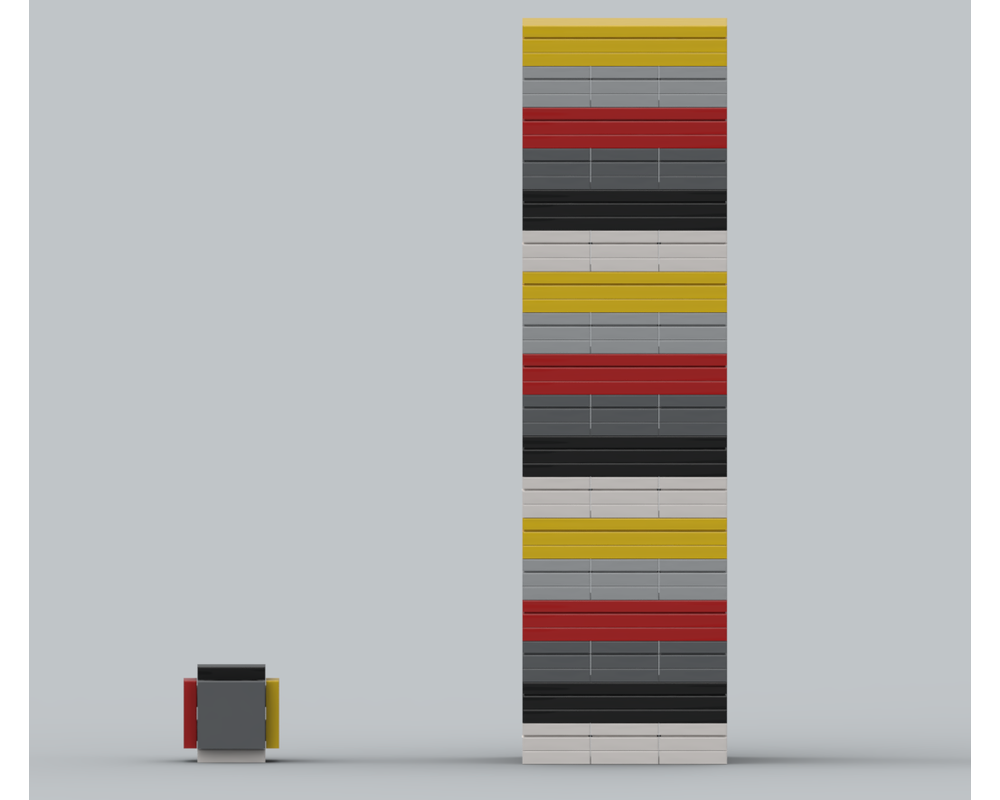 LEGO MOC Lego color Jenga by birdbrickbuilds | Rebrickable - Build with ...