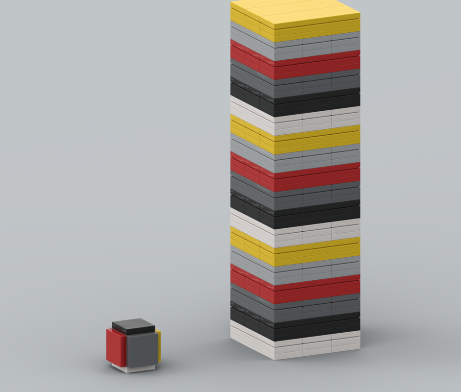 LEGO MOC Lego color Jenga by birdbrickbuilds | Rebrickable - Build with ...