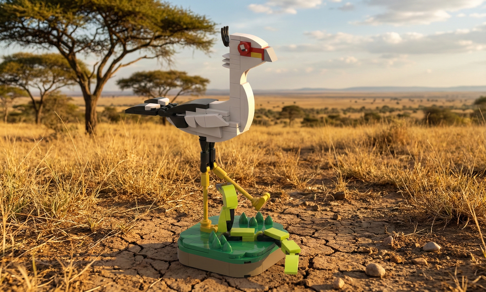 LEGO MOC Secretary bird - Sagittarius serpentarius by DiegoFontana ...