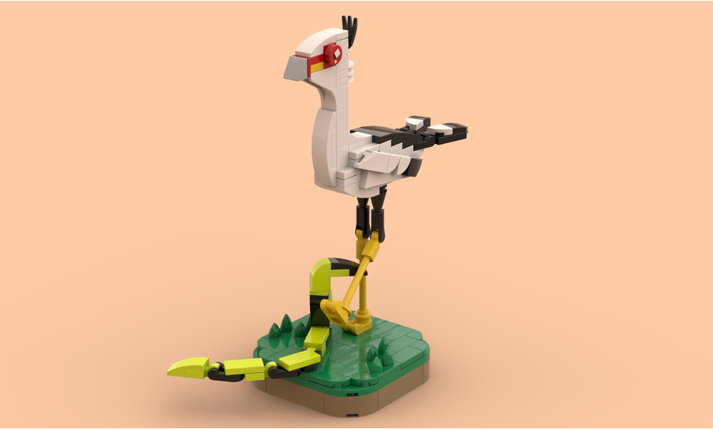 LEGO MOC Secretary bird - Sagittarius serpentarius by DiegoFontana ...