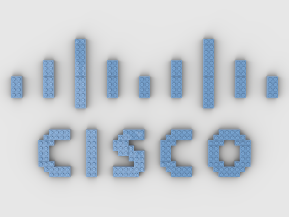 LEGO MOC Cisco Logo by RetroRemake | Rebrickable - Build with LEGO