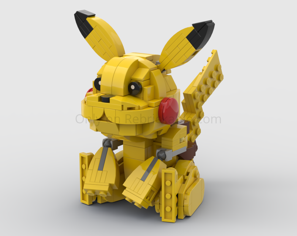 LEGO MOC-210147 Pikachu Pokémon by brick_dinosaurs | Rebrickable ...