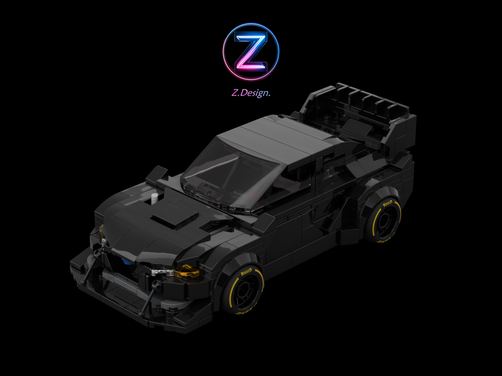 LEGO MOC Subaru WRX Project Midnight by Z.Design. | Rebrickable - Build ...