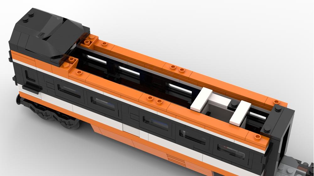 LEGO MOC Car mod for 10233 Horizon Express (Roof, Doors, Stability) by ...