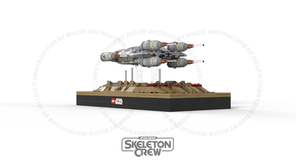 LEGO MOC Micro Diorama : The Onyx Cinder Takes off by jellco ...