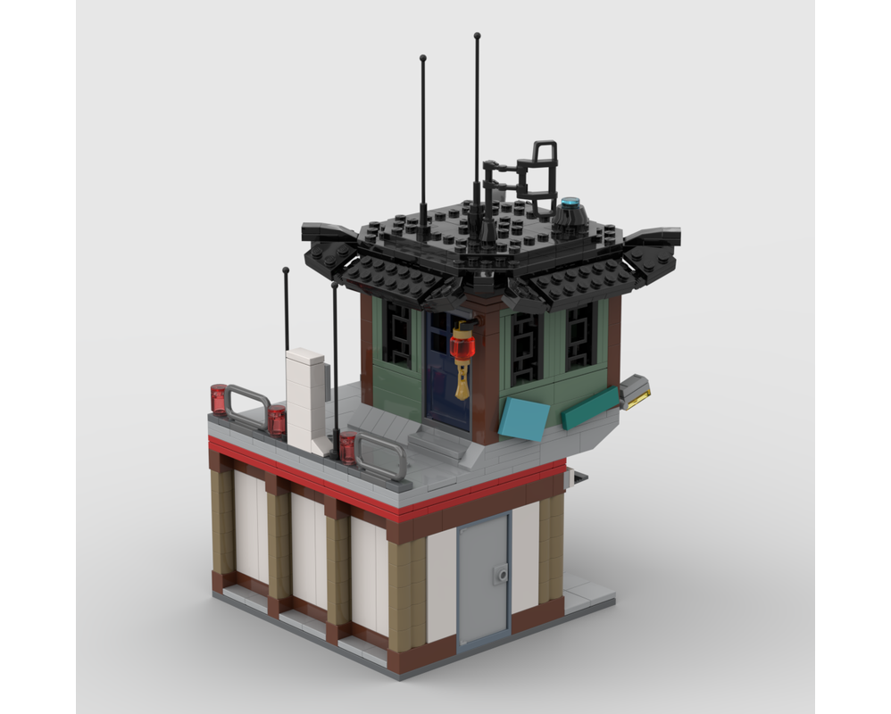 LEGO MOC Modular Cyberpunk City - Shrimp Shack and Shady Shop by ...