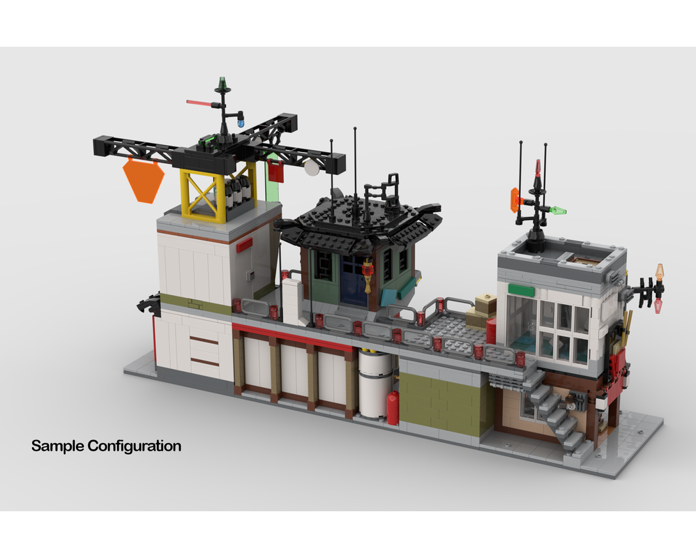 LEGO MOC Modular Cyberpunk City - Shrimp Shack and Shady Shop by ...