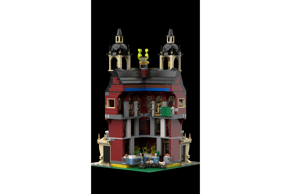 LEGO MOC Corner Modular House by Dor0thy6 | Rebrickable - Build with LEGO