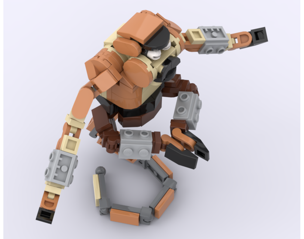 LEGO MOC Master Monkey by Kostack | Rebrickable - Build with LEGO