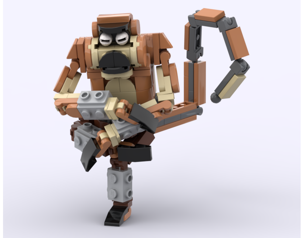 LEGO MOC Master Monkey by Kostack | Rebrickable - Build with LEGO