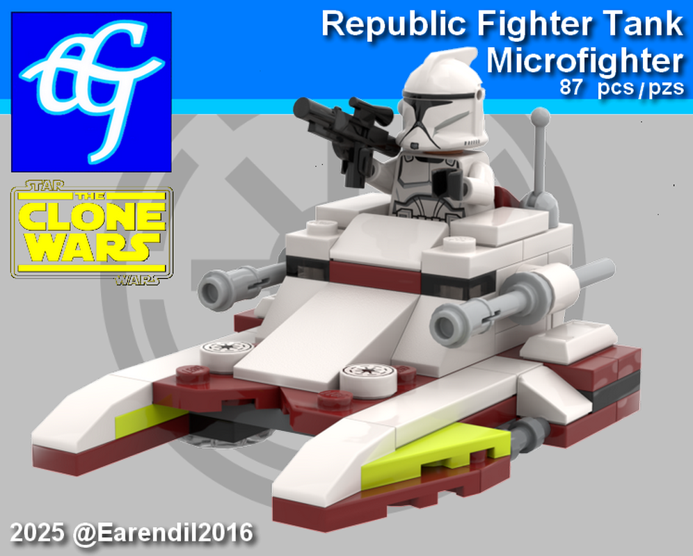 LEGO MOC Republic Fighter Tank Microfighter by Earendil2016 ...