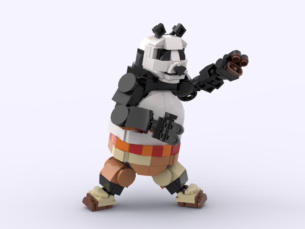 LEGO MOC Po the Dragon Warrior by Kostack | Rebrickable - Build with LEGO