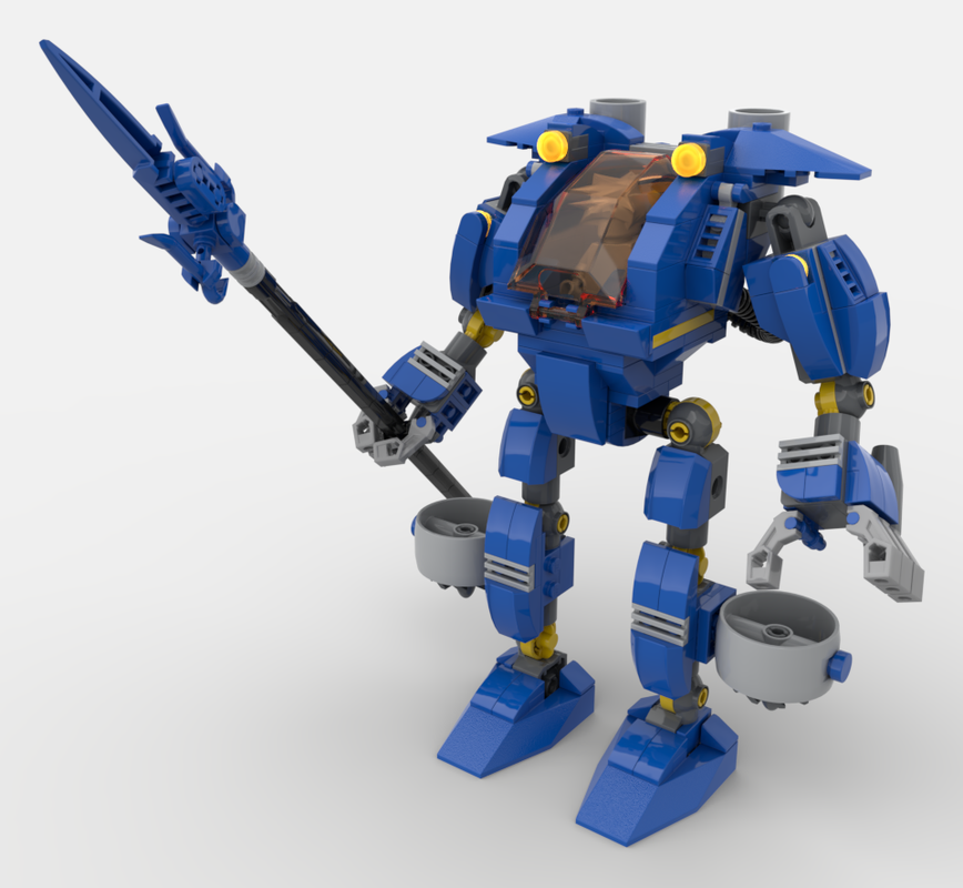 LEGO MOC EXO-FORCE Deep Sea: Azure Trident by CantonOfUnorthodoxy ...