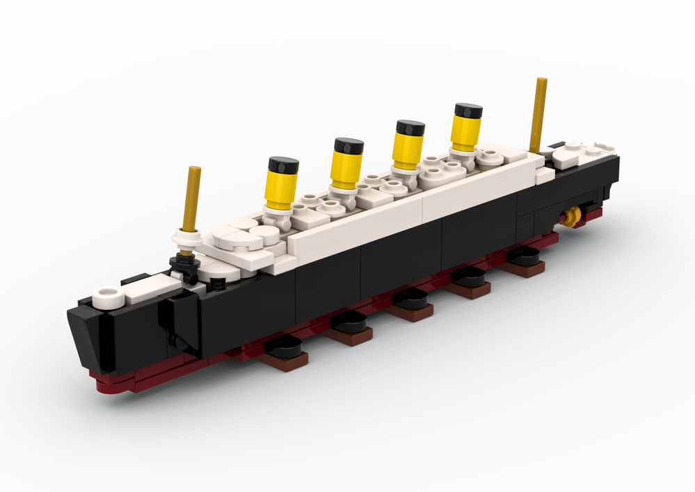 LEGO MOC RMS Titanic by The Bobby Brix Channel | Rebrickable - Build ...