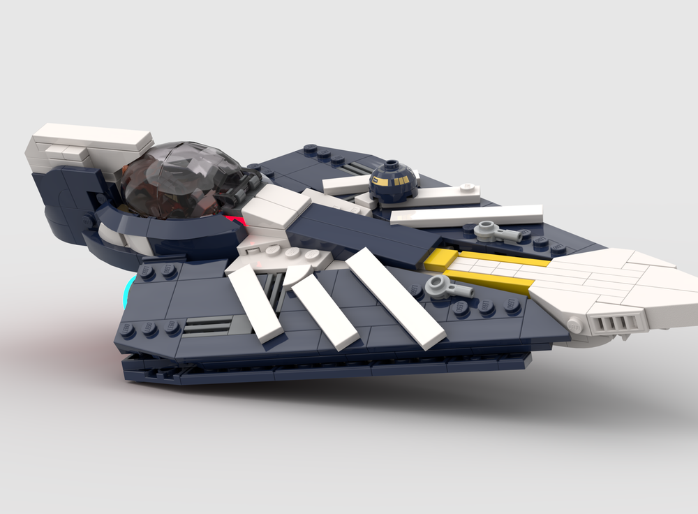 LEGO MOC Plo Koon Delta 7 Jed Starfighter (minifigure scale) - MOC by ...