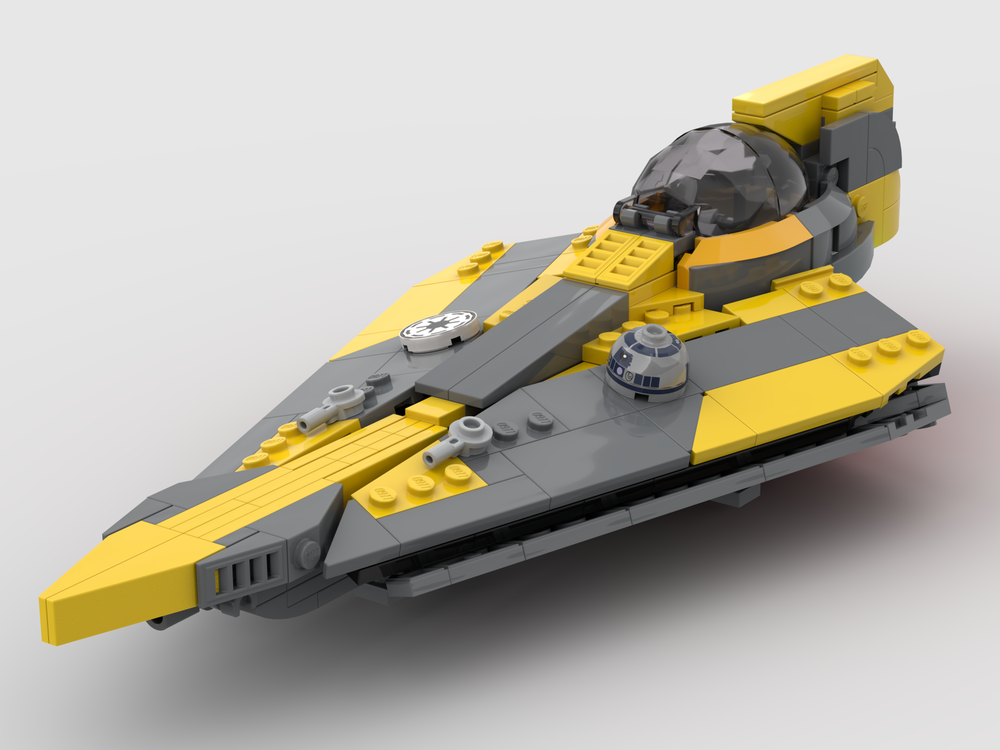 LEGO MOC Anakin's Delta 7 Jed Starfighter (minifigure scale) - MOC by ...