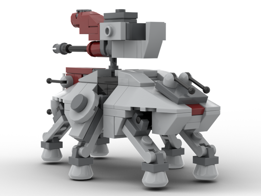 Lego Moc At Te Walker Microfighter By Kjaksii Rebrickable Build