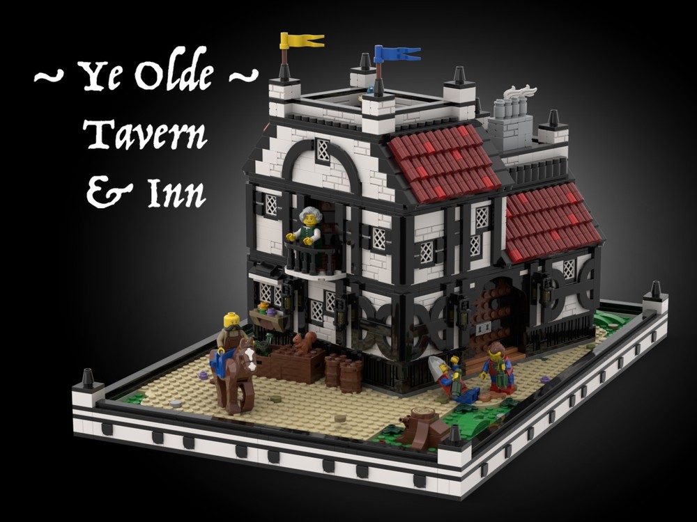 LEGO MOC Ye Olde Tavern & Inn - Medieval Village Diorama by Mikey ...