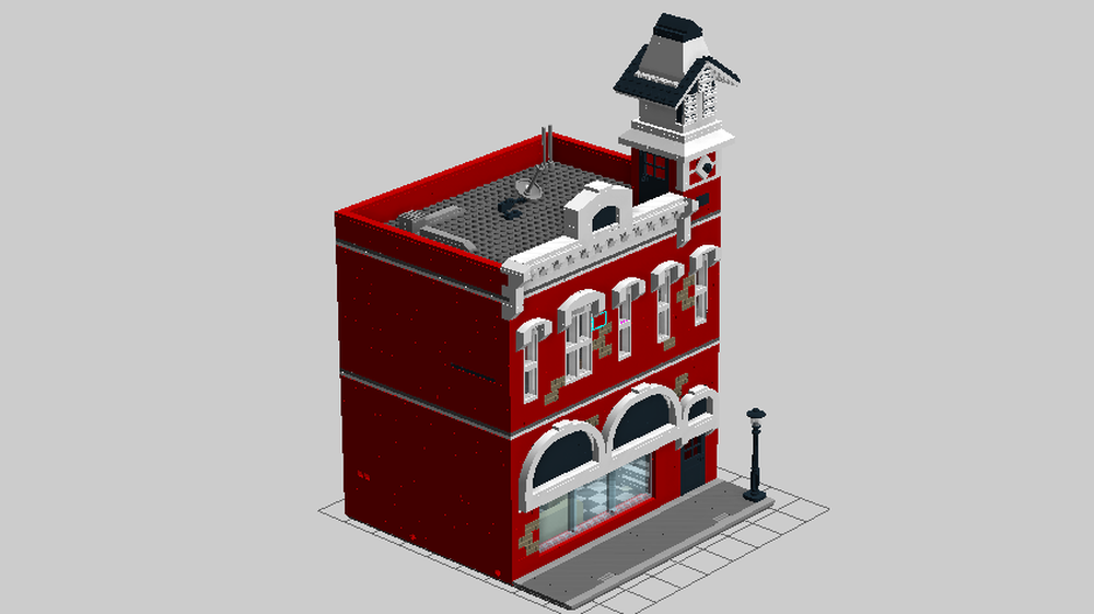 LEGO MOC Town Hall - Modular Building by holc-57 | Rebrickable - Build ...
