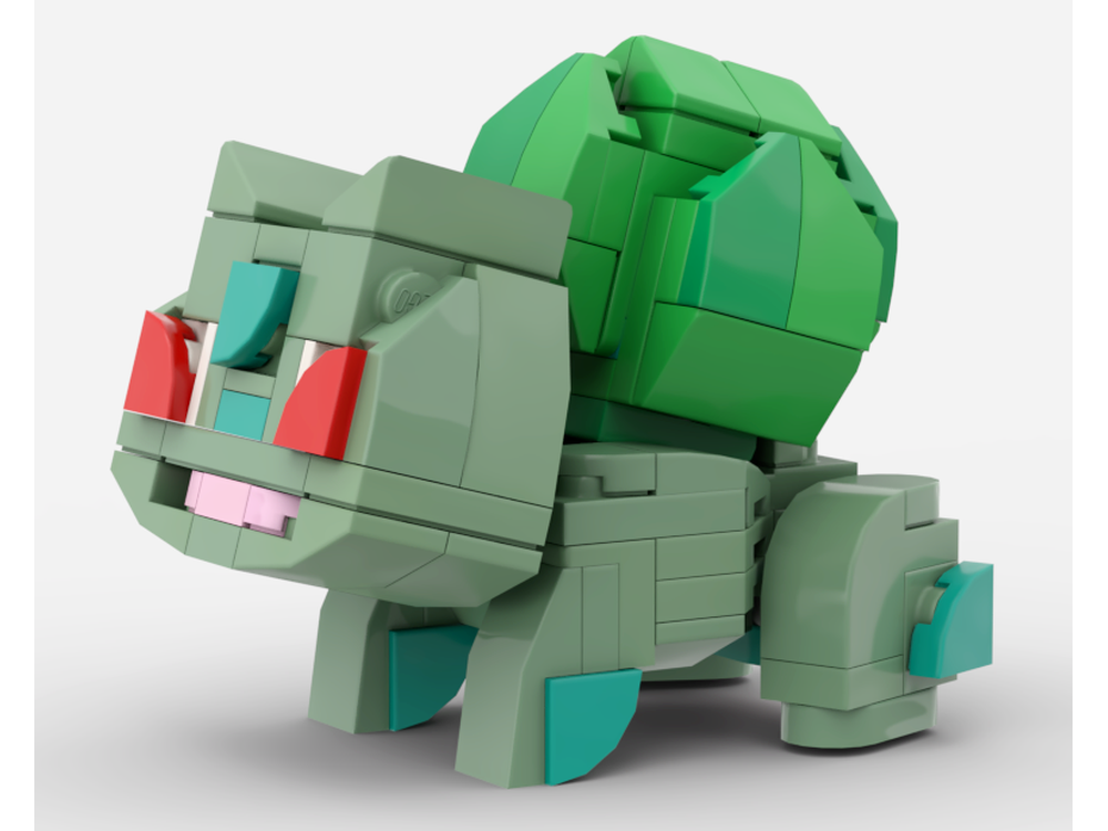 Lego Moc Bulbasaur Pokemon By Agilinzzz Rebrickable Build With Lego