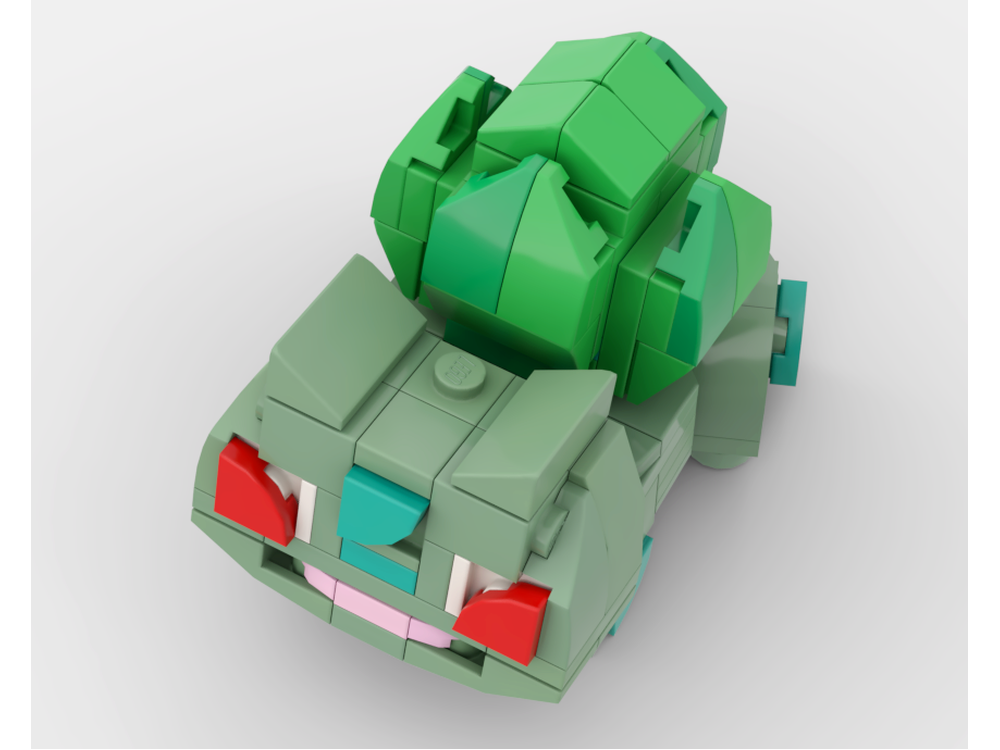Lego Moc Bulbasaur Pokemon By Agilinzzz Rebrickable Build With Lego