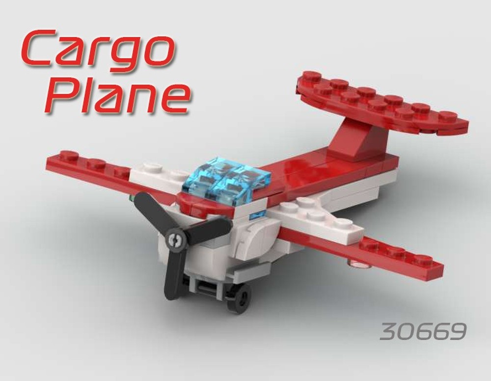 LEGO MOC 30669 Cargo plane by dLegooo | Rebrickable - Build with LEGO