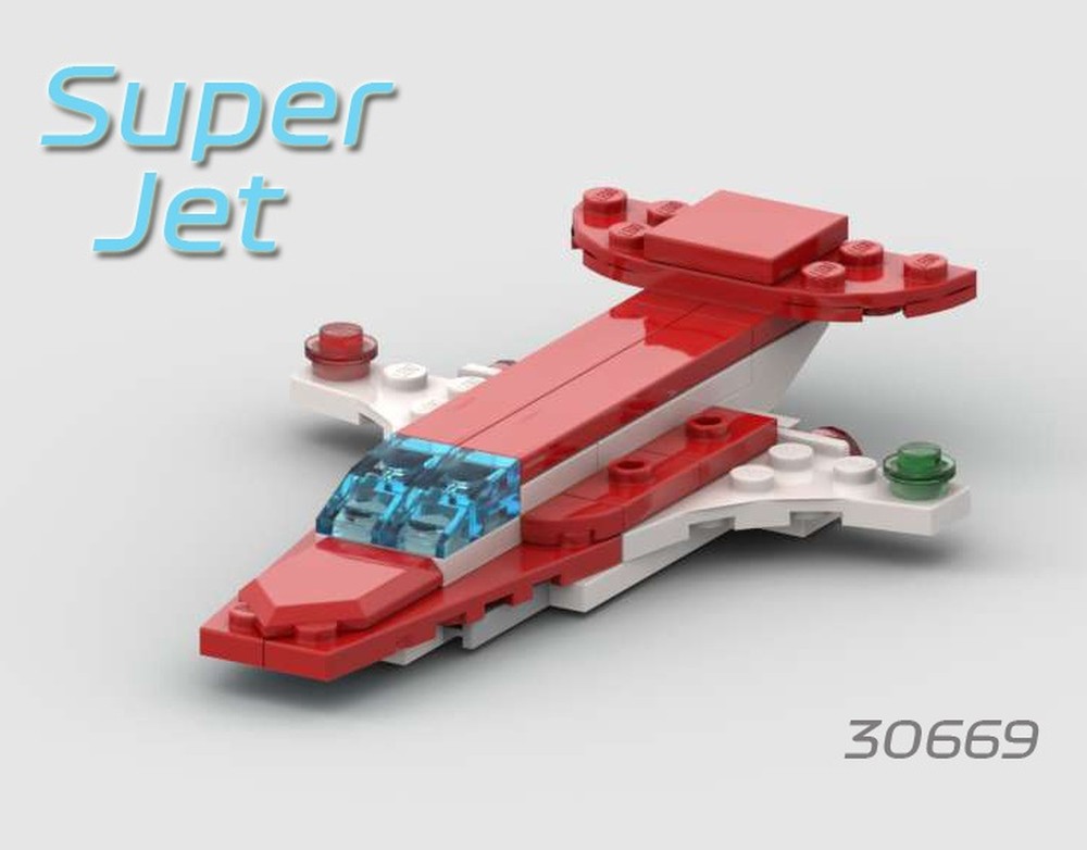 LEGO MOC 30669 Super Jet by dLegooo | Rebrickable - Build with LEGO