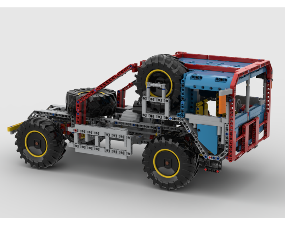 LEGO MOC 42070 - C-Model - MAN Kat1 Rally by Styxan | Rebrickable ...
