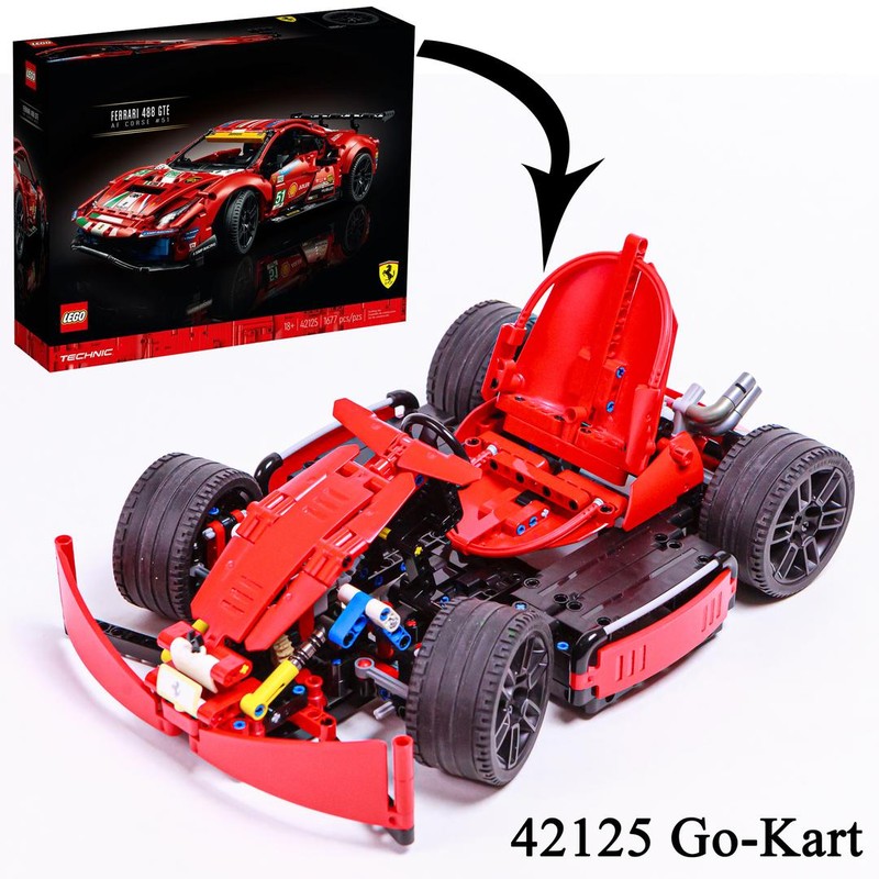 LEGO MOC Go-Kart (42125 Ferr ari 488 GTE c-model) by klimax ...