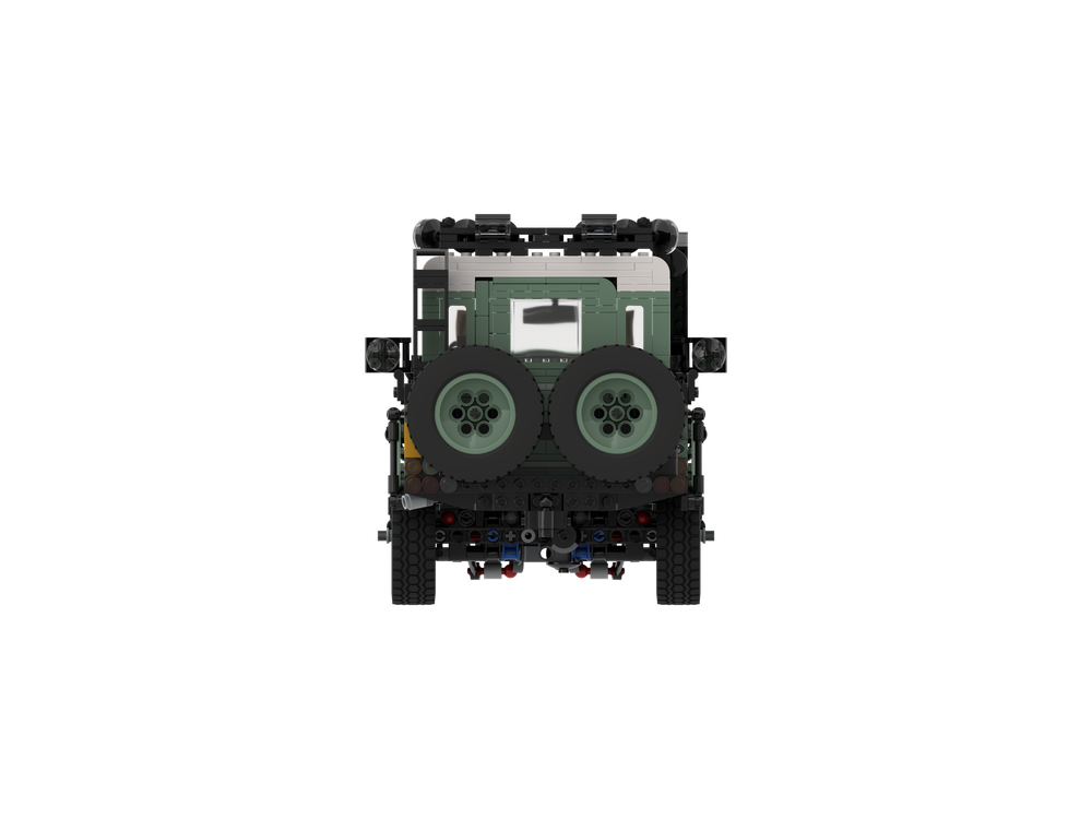 Lego Moc Land Rover Classic Defender 110 By Lbbde Rebrickable Build