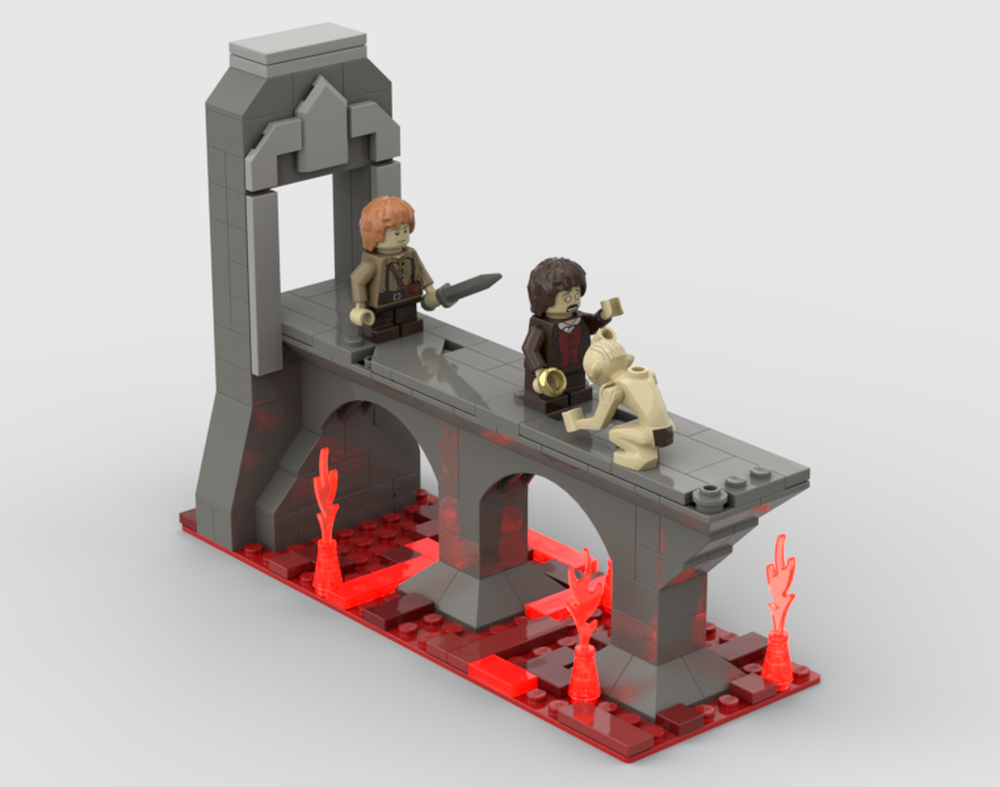 LEGO MOC Lord of the Rings Mount doom by Custom_Bricks | Rebrickable ...