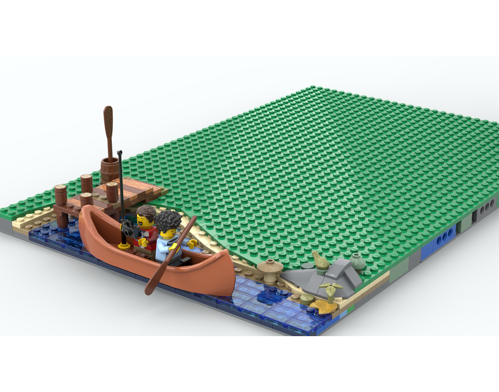LEGO MOC Compact Display for set 21338 A-frame Cabin by fabulabricks ...